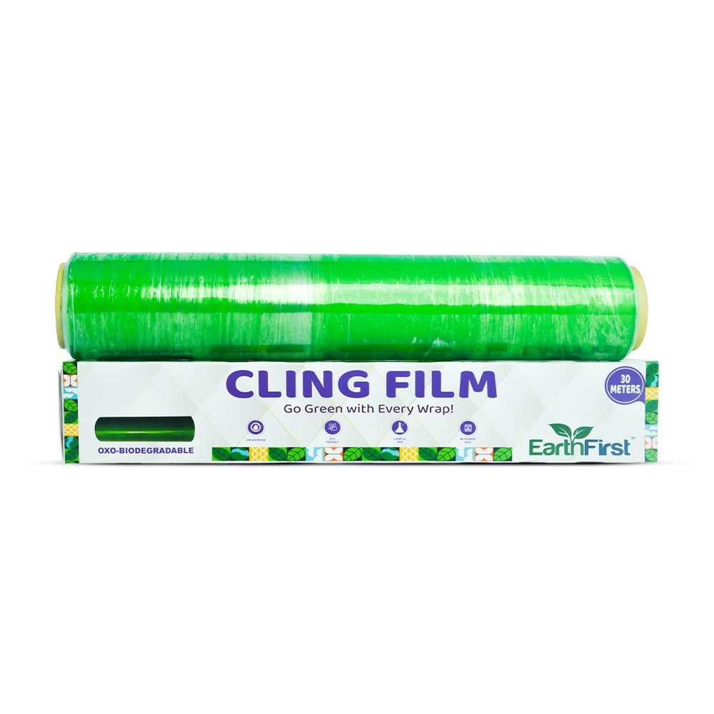 Earthfirst Oxo-Biodegradable Cling Film Roll – 30 Meter | Eco-Friendly ...